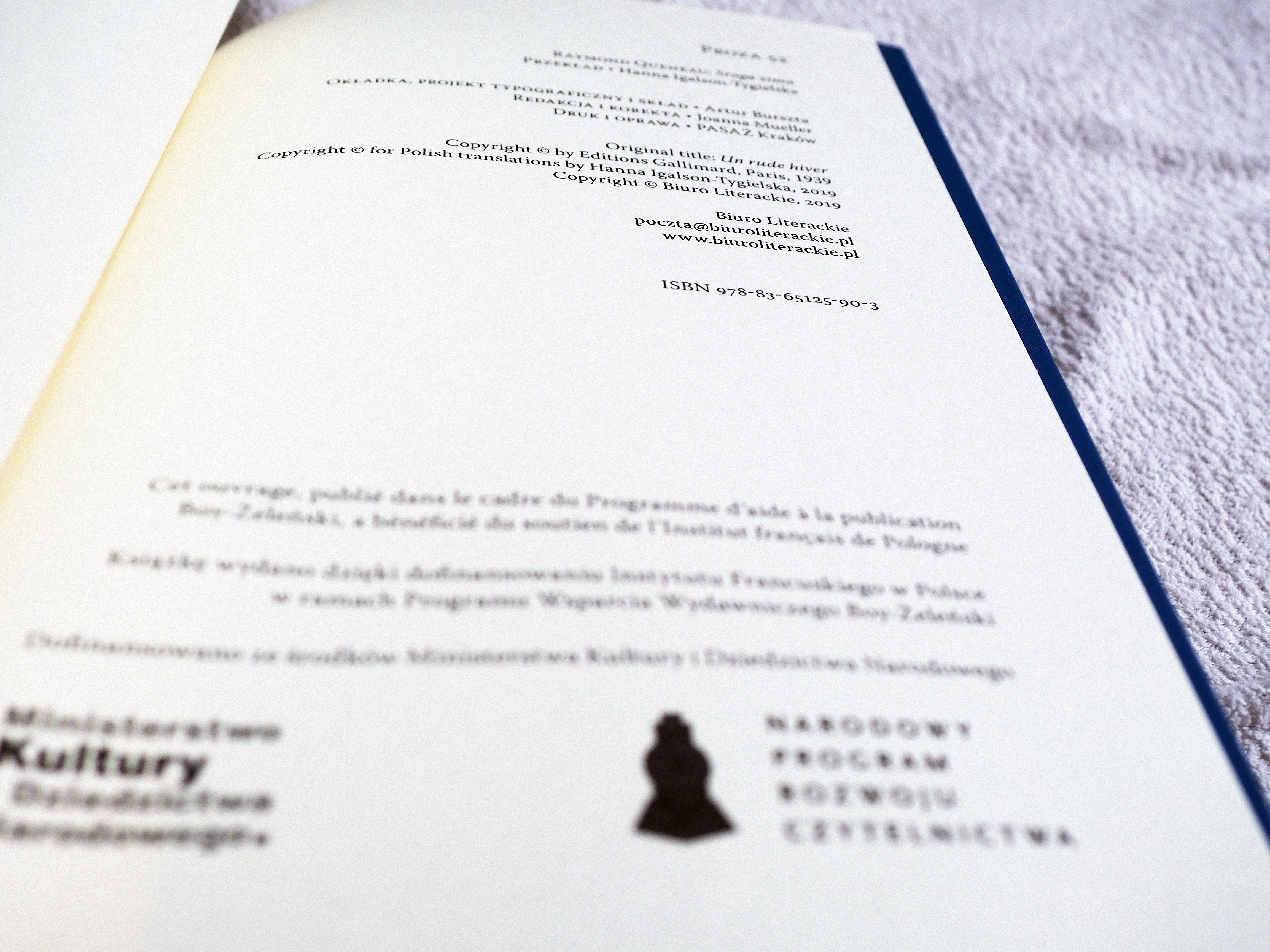 Sroga zima :: Biuro Literackie